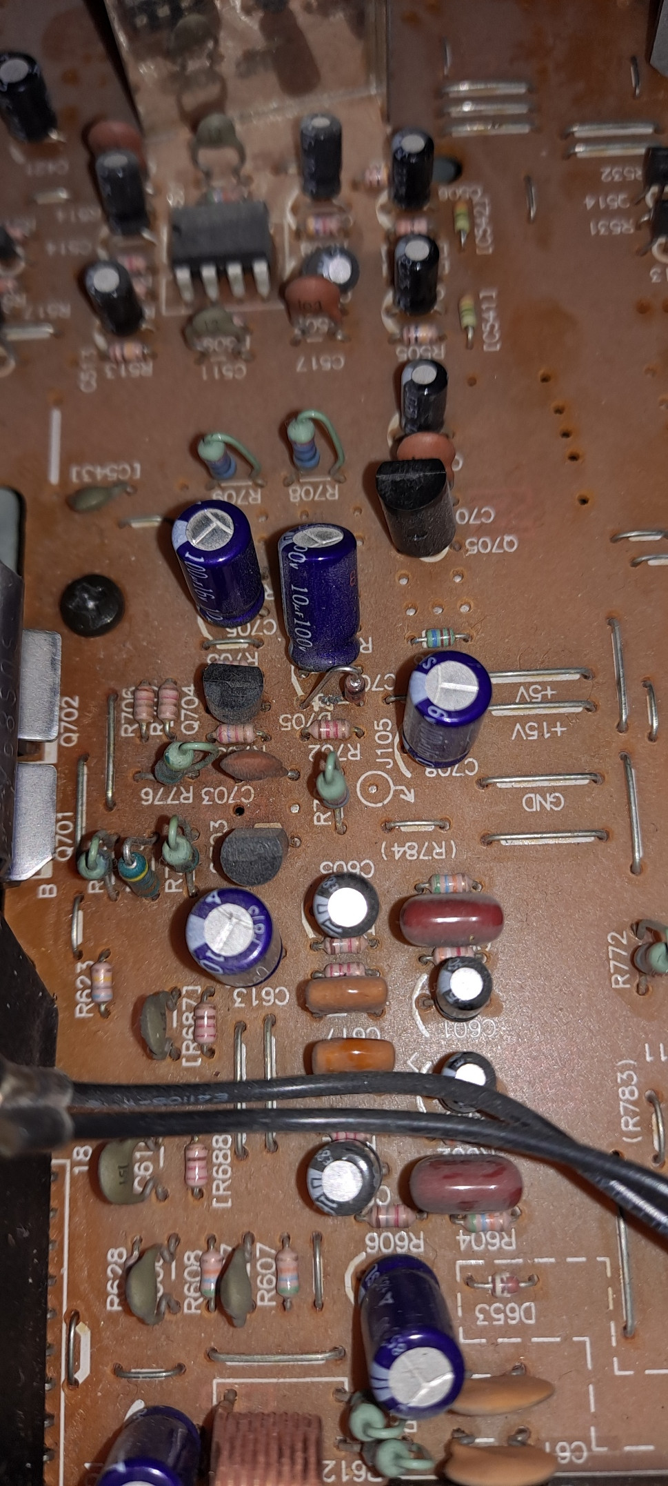 [Rozwiązano] Naprawa wyświetlacza VFD w amplitunerze Technics SA-R330 ...