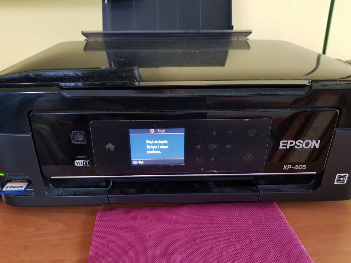 [Rozwiązano] Epson XP-405 - czy awarię można naprawić samemu?