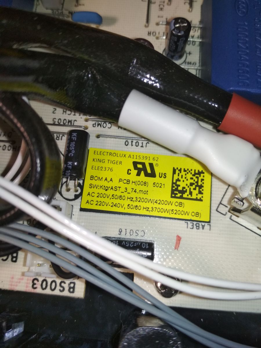 Indukcja Electrolux EIS62443 - Podłączenie pod dwie fazy - uszkodzony ...