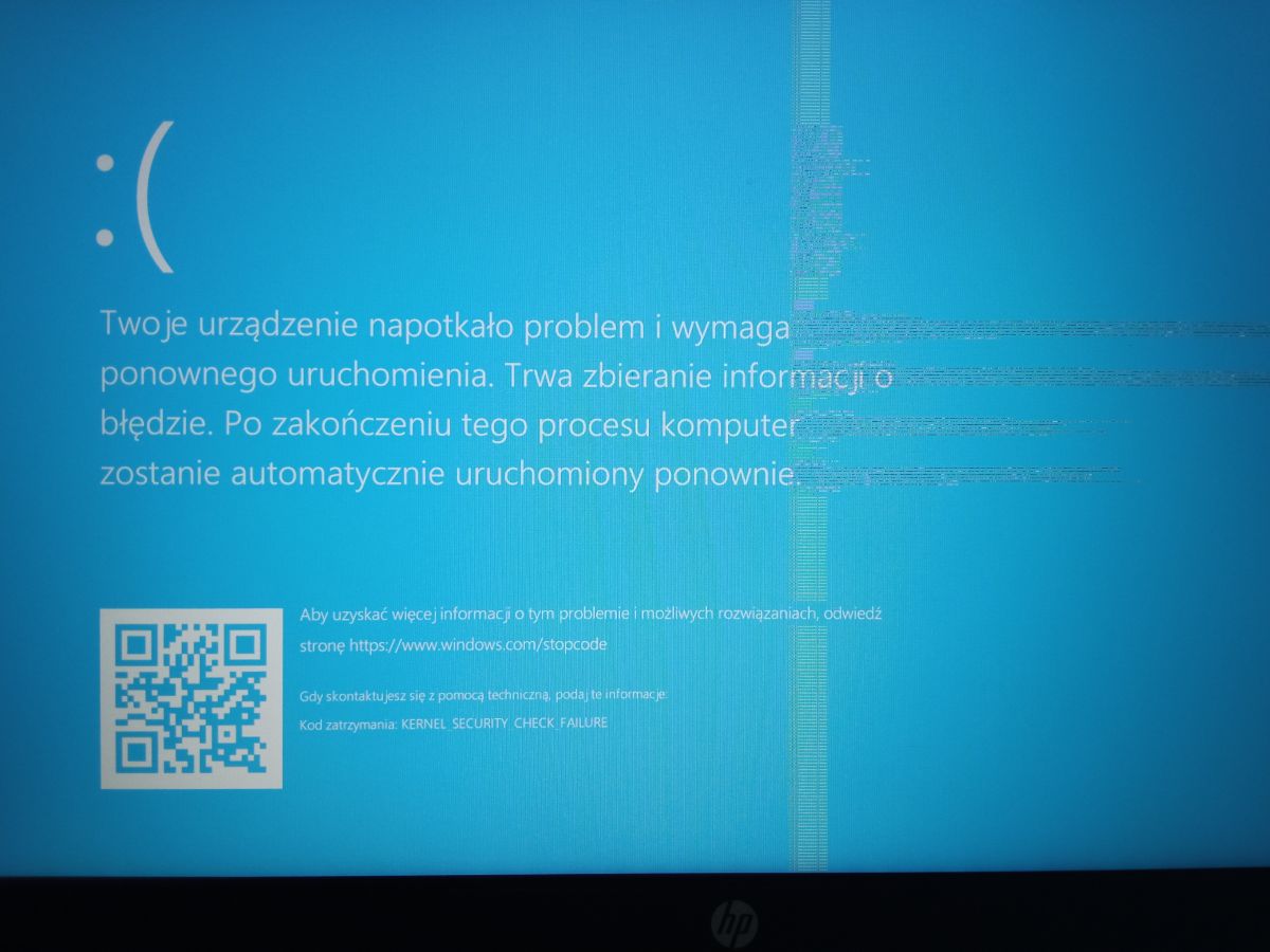 [Rozwiązano] BSOD KERNEL SECURITY CHECK FAILURE na HP Pavilion 15 z ...
