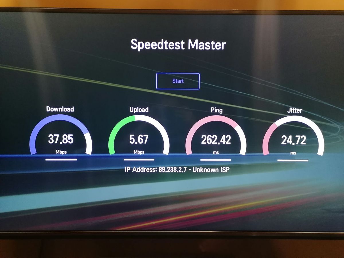 LG 55UH605V - Duży ping przy korzystaniu z IPTV, buforowanie