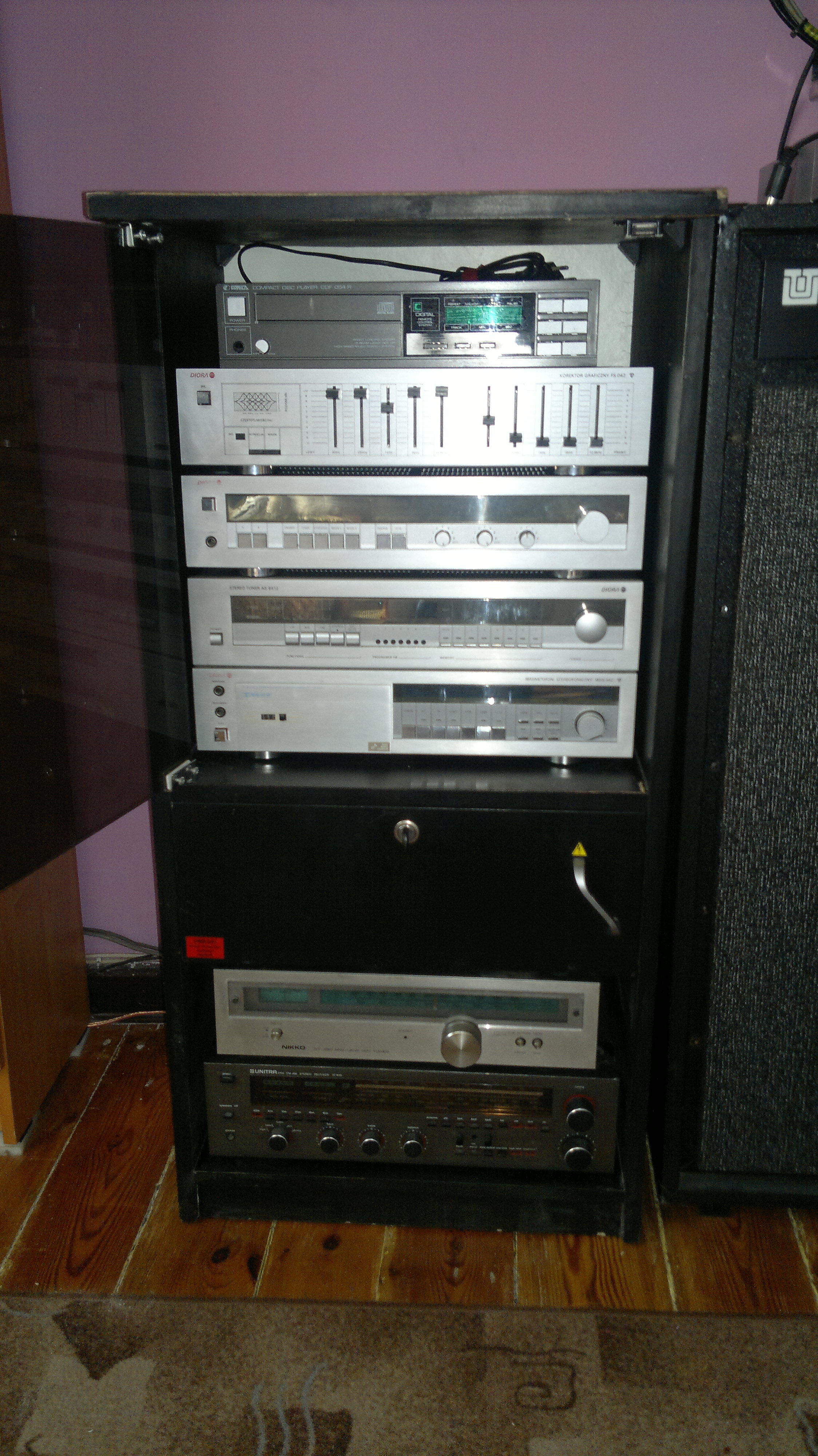 sprzedam wieza unitra diora. cdplayer Fonica, eltron, tonsil