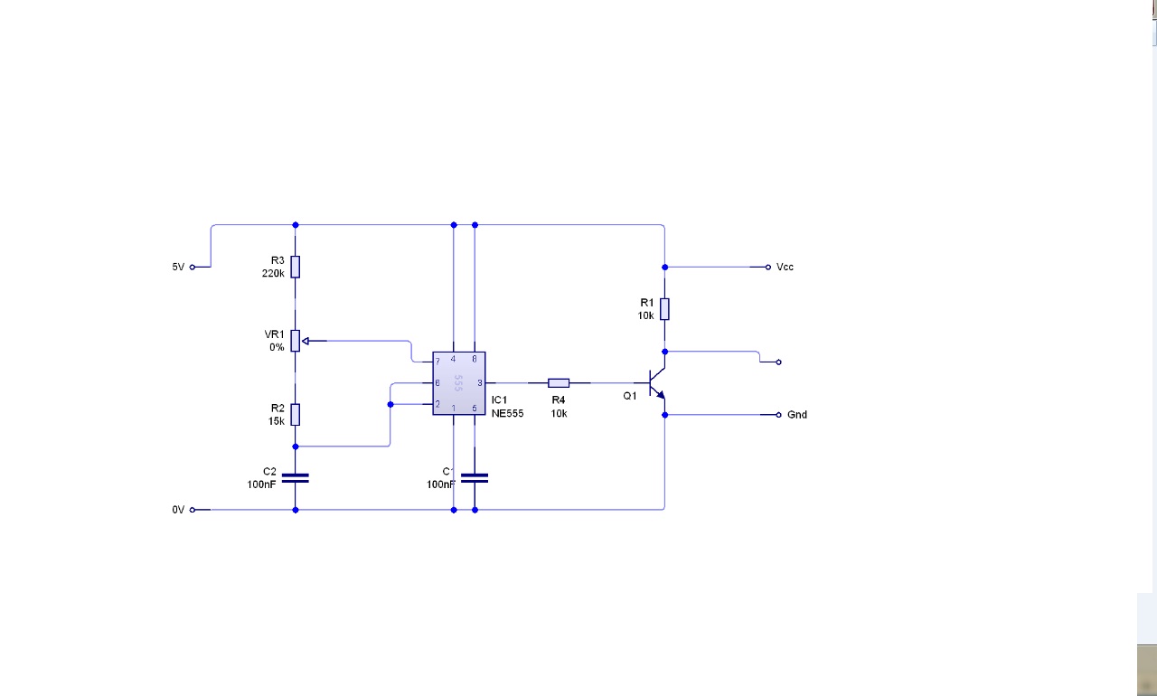 Tester serw NE555 - różnice w schematach dla serwa HiTec HS422