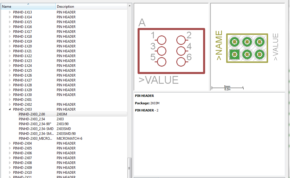Biblioteka Arduino Pro Mini .lbr do Eagle'a i zmiana nazw pinów goldpinów