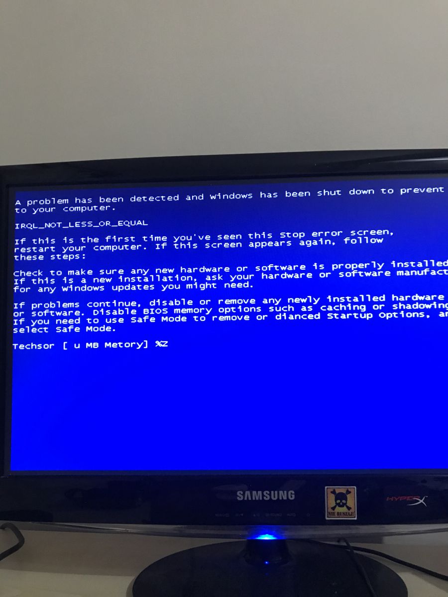 [Rozwiązano] Nie wyświetla obrazu i blue screen na nowej płycie MSI ...