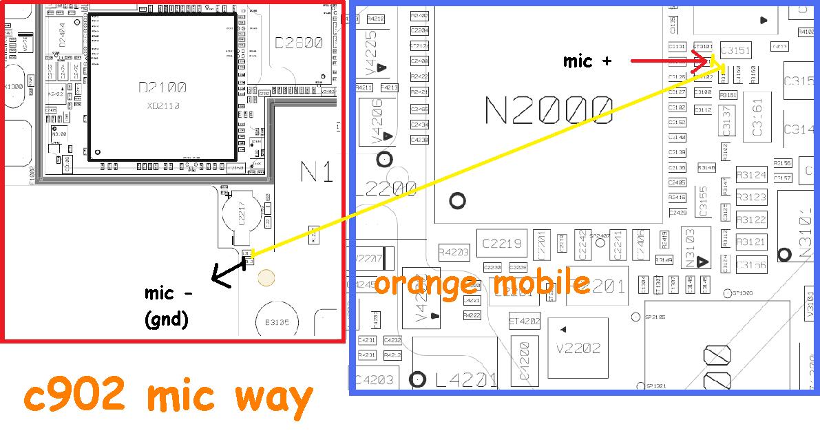 Se C902-wyrwany róg płyty,brak zasiegu oraz mikrofon.